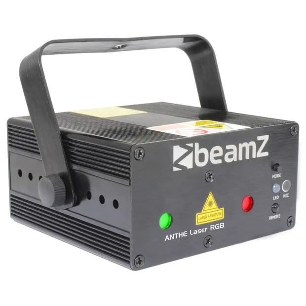 BEAMZ ANTHE II Laser – RGB Double Gobo with Remote | Sound Select ...
